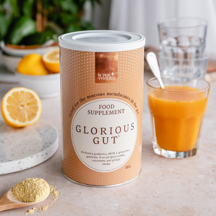 Glorious Gut: L-glutamine, prebiotische inuline & probiotica met 7 sta